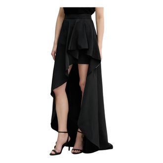 Karl Lagerfeld Asymmetrischer Maxirock - - Skirts - Damen - Schwarzk - S