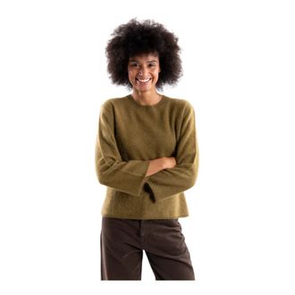 Marella Pull col rond - Femme - Pulls - Vert - Taille: 40 FR