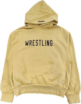 Fear of God Hoodie mit Slogan-Print - Nude