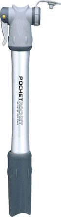 Topeak Pocket Rocket Aluminium Luftpumpe 12 Bar Mini Fahrrad Presta Schrader Ventil Handpumpe, 15700027