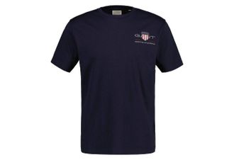 GANT T-Shirt Herren T-Shirt 1er Pack Baumwolle (Packung, 1er Pack)