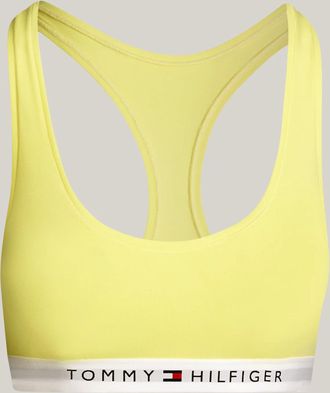 Tommy Hilfiger Damen Bikinitop Bralette Ungepolstert, Grün (Faded Lime), M