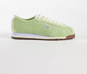 Lacoste Club-Low - Baskets basses &agrave; logo - Vert clair