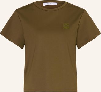 Max Mara T-Shirt Quagga gruen