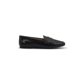 Ralph Lauren Mokassin Krokodil-Druck - 40.5- BLK - - Shoes - Herren - Schwarzk - 41 EU
