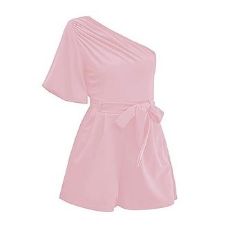 Generic Pyjama dhiver 2023 pour homme - &Eacute;l&eacute;gant - Combinaison noire - Court, Rose, XL