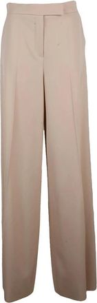 Max Mara Femme, Pantalons, Beige, Taille: 42 FR Ninfa Wide Pantalons