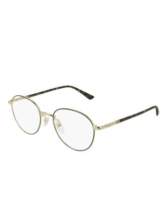 Gucci lunettes de vue à monture ronde - Noir