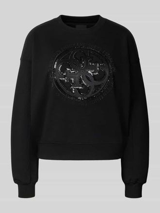 Guess Sweatshirt mit Logo und Rundhalsausschnitt