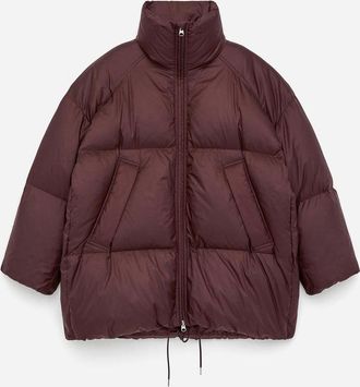 Arket Upcycled Down Steppjacke -Braun