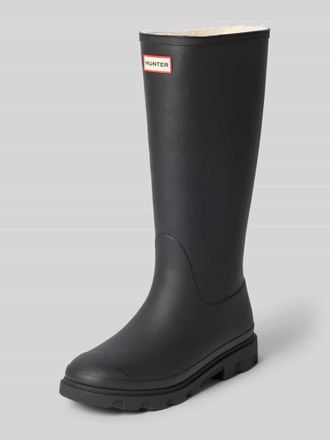 Hunter Stiefel mit Label-Patch