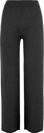 Bomboogie Femme, Pantalons, Noir, Taille: 42 FR Pantalon Tricot Coupe Droite Sans Coutures