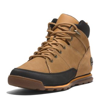 Timberland Herren Euro Rock Lederstiefel Mit Mittelhoher Spitze, Wheat, 44.5 EU