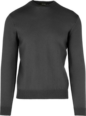 Bomboogie Homme, Pulls, Gris, Taille: L Pull Ras du Cou en Laine M&eacute;rinos