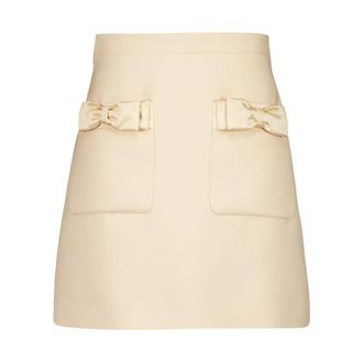 Valentino Garavani Minirock mit Schleifentaschen-Detail - - Skirts - Damen - Rosa - M