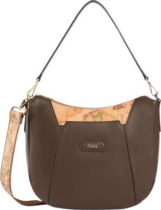 Alviero Martini 1A Classe Sierra Leder Schultertasche - - Bags - Damen - Braun - ONE SIZE