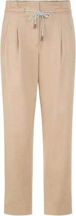 Marc Cain Femme, Pantalons, Beige, Taille: 38 FR Paperbag Hose Faqus mit High Waist