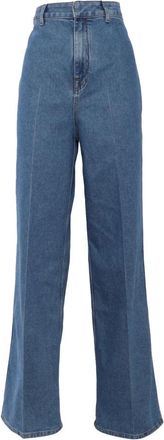Philosophy di Lorenzo Serafini Femme, Jeans, Bleu, Taille: 40 FR Jean droit