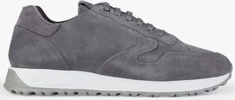 Profuomo Leichter Runner-Sneaker aus Veloursleder in