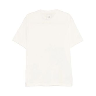 Yohji Yamamoto Homme, Tops, Blanc, Taille: S Regular Short Sleeve Tee