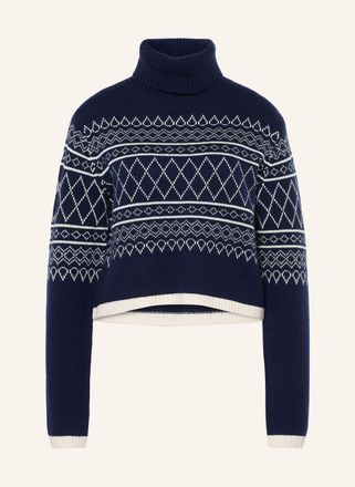 Mrs & Hugs Mrs & Hugs Rollkragenpullover Mit Cashmere blau
