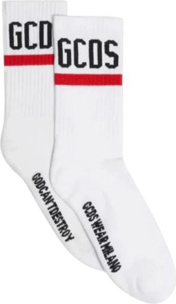 GCDS Wei&szlig;e Socken - - Underwear - unisex - Wei&szlig; - M