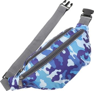 Yardwe wasserdichte Bauchtasche mit Verstellbarem Gürtel Camouflage Muster Multifunktionale Hüfttasche für Damen und Herren Geeignet als Crossbody Chest Bag 