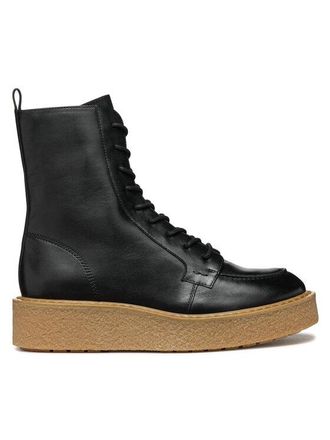 Geox Schn&uuml;rschuhe D Elidea D36VEB 00043 C9997 Schwarz