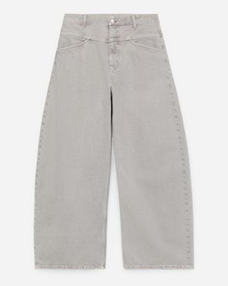 Arket Jeans Mit Barrel Legs -Grau