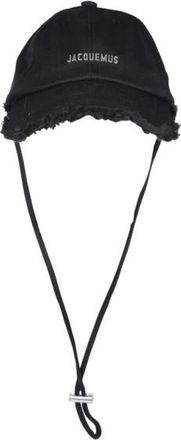 Jacquemus Femme, Accessoires, Noir, Taille: 56 CM La Casquette Artichaut Hat