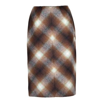 N&deg;21 Femme, Jupes, Brun, Taille: 44 FR Longuette en panno