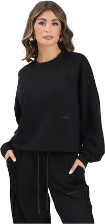 Hinnominate Hinnominate, Femme, Sweatshirts et sweats &agrave; capuche, Noir, Taille: 40 FR Regular Modal SweaT-shirt