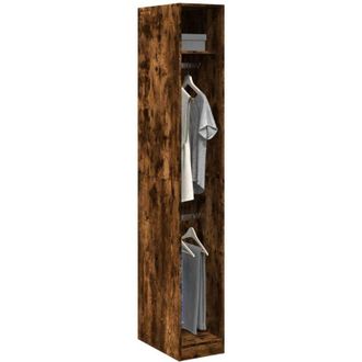 vidaXL Vidaxl - Kleiderschrank Räuchereiche 30x50x200 cm Holzwerkstoff