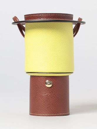 Longchamp &Eacute;pure zweifarbiger Flaschenhalter mit Umh&auml;ngeriemen von aus Leder