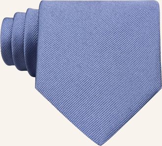 HUGO BOSS Seidenkrawatte blau