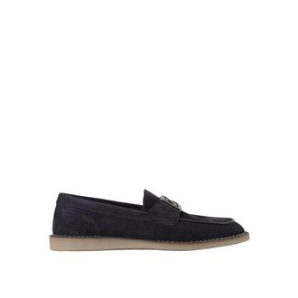 Dolce & Gabbana Suede Loafers mit Metalldetails - - Shoes - Herren - Blau - 41 EU