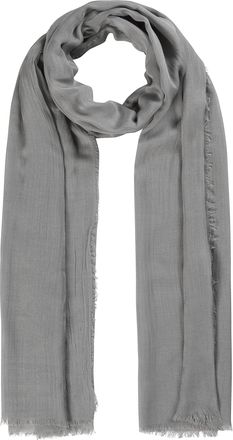 Codello Nachhaltig leichter XL-Schal aus Bambus f&uuml;r Damen und Herren in Hellgrau