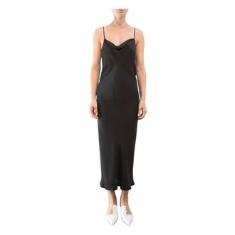 Pierantonio Gaspari Femme, Robes, Noir, Taille: 42 FR Abito Seta
