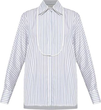 Lanvin chemise à rayures - Blanc