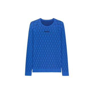 Diadora Homme, Tops, Bleu, Taille: S/M Long Sleeve Hauts