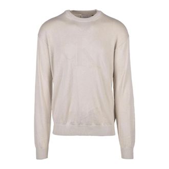 Calvin Klein Jeans Maglioncino Girocollo - - Knitwear - Herren - Beige - XL