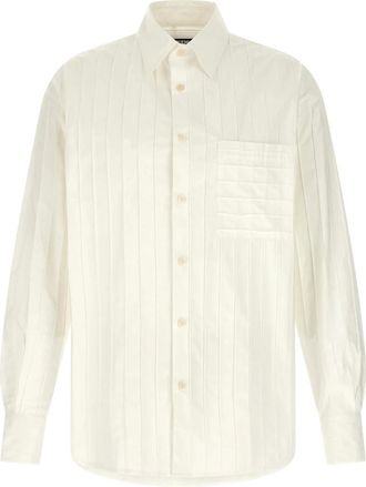 Jacquemus Homme, Chemises, Blanc, Taille: M La Chemise Camargue Shirt