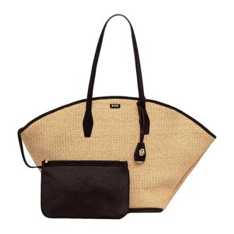 HUGO BOSS Femme, Sacs, Beige, Taille: ONE Size Numah Maxi Tote