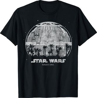 Star Wars Rogue One Palm Tree Death Star T-Shirt
