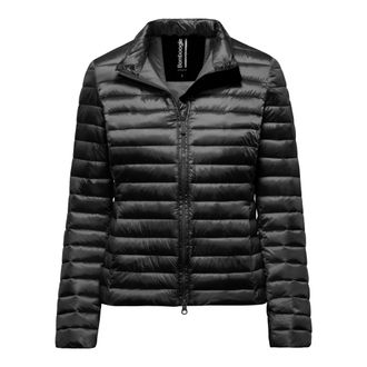 Bomboogie Femme, Vestes, Noir, Taille: 42 FR Bright Nylon Jacket with Synthetic Padding