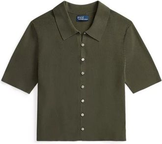 Polo Ralph Lauren Femme, Blouses et Chemises, Vert, Taille: 38 FR Vesta