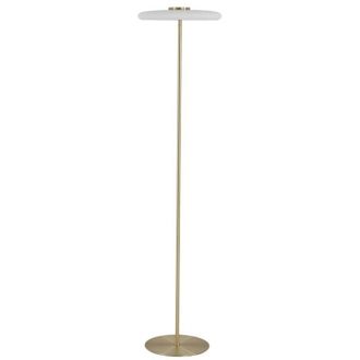 Searchlight Lampadaire Record Or avec verre blanc - EU33121PB