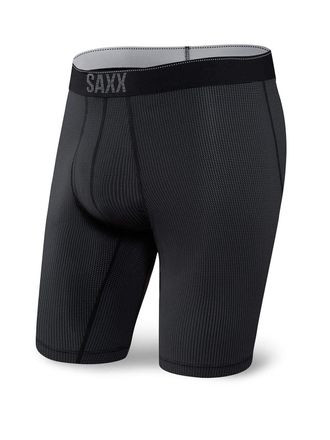 SAXX Underwear Co. Saxx Mens Underwear Herrenunterw&auml;sche - Quest Schnelltrocknendes Mesh Boxershorts mit langem Bein und integrierter Pouch TM Unterst&uuml;tzung - L&auml;ngere Un