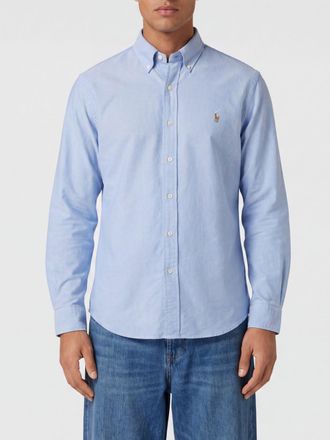 Polo Ralph Lauren Chemise &agrave; rayures en coton avec col boutonn&eacute;