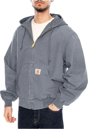Carhartt Work in Progress Homme, Sweatshirts et sweats &agrave; capuche, Bleu, Taille: L OG Active Jacket